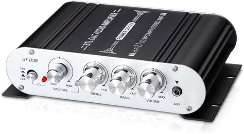 Facmogu ST 838 2 1CH Subwoofer Amplifier Audio Stereo Bass RMS