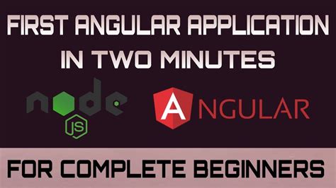 create first angular application tektutorialshub