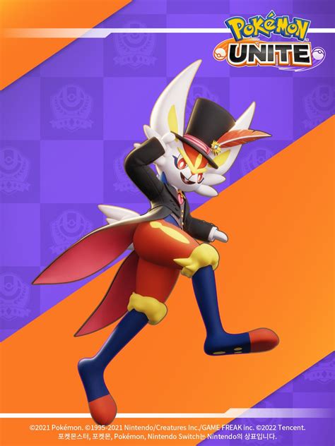 Pokémon UNITE 공식 on Twitter 에이스번의 새로운 홀로웨어를 소개합니다 포켓몬 PokémonUNITE