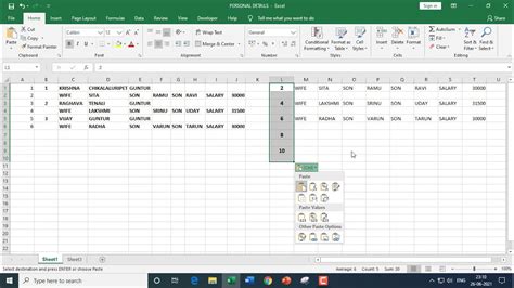 Convert Multiple Rows To Single Row In Excel YouTube