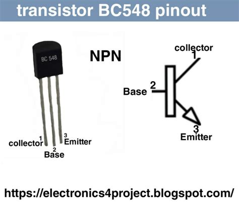 Transistor Bc548 Pinout Diagram