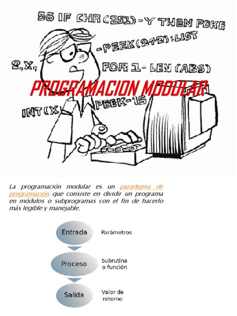 programacion modular pdf programacion modular programación de computadoras