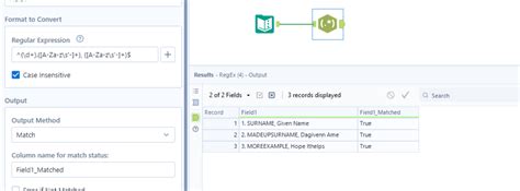 solved regex match help alteryx community