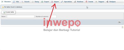Cara Import Database Mysql Di Phpmyadmin Inwepo