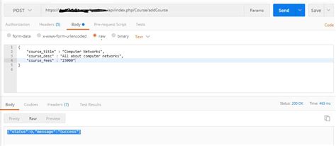 Kotlin 500 Error Code With Internal Server Error Message While