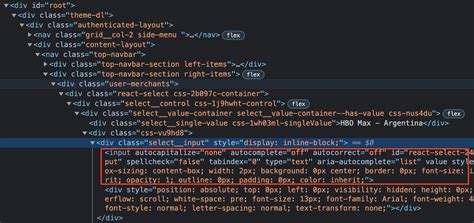 how can i use selenium python to interact with a dropdown menu created within elements and no