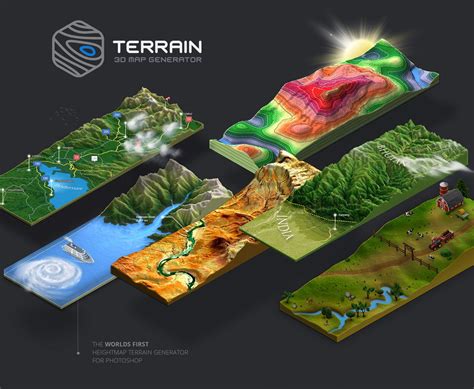 From A Grayscale Heightmap To 3D Terrain All You Need Is Photoshop