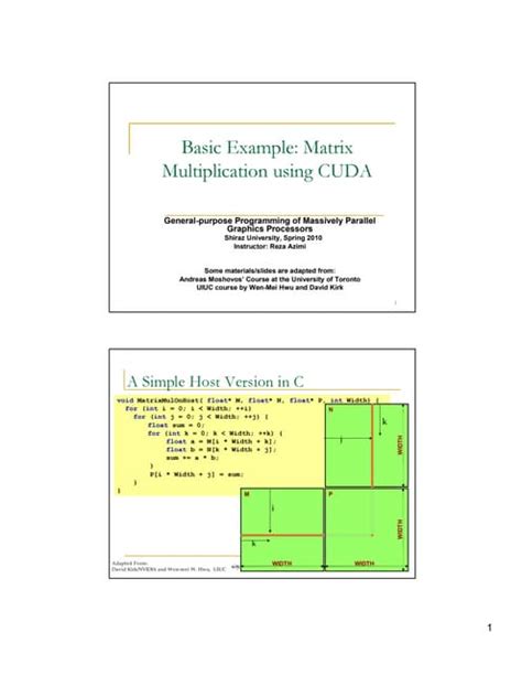 matrix multiplication using cuda pdf