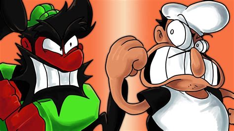 Anton Vs Peppino An Antonblast X Pizza Tower Cartoon Youtube