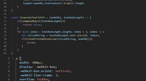 Truncating Multi Line Text With Both Css And Javascript A Hobby Blog