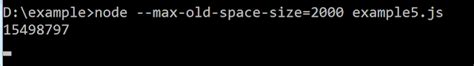 how to solve process out of memory exception in nodejs coding defined