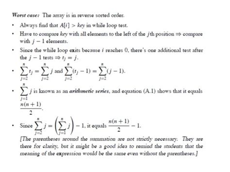 lecture 3 insertion sort and complexity analysis