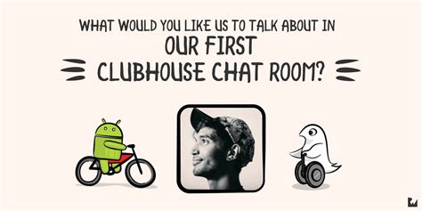 We Re Starting Our First Clubhouse Joinclubhouse Chat Room Soon