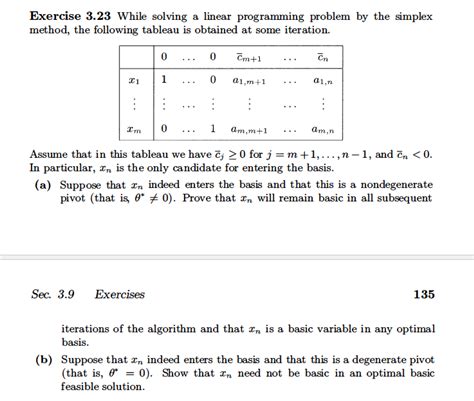 solved while solving a linear programming problem by the