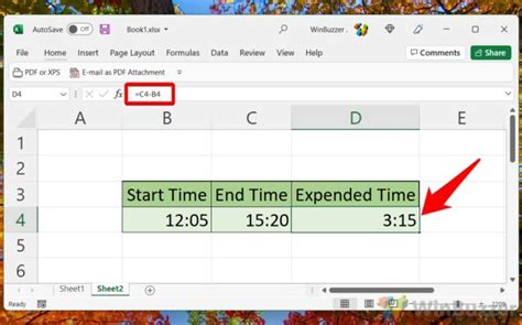 how to subtract in excel numbers dates time percentages winbuzzer