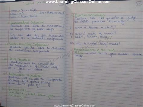 Lesson Plan For Science Class 10 Pdf