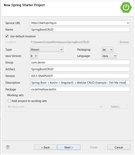 spring boot kotlin angularjs webjar crud example part 1 tell me how a place for