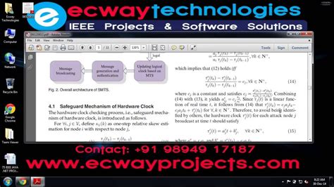 secure time synchronization in wireless sensor networks a maximum consensus based approach youtube