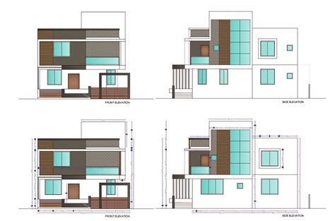 Elevation Drawing In Autocad Image To U
