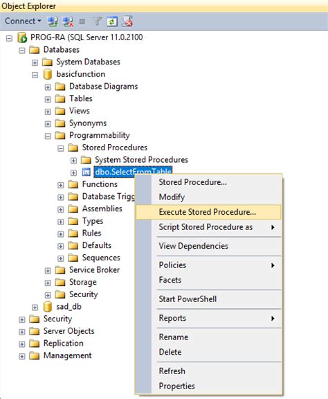 create a stored procedure in sql server freecode spot