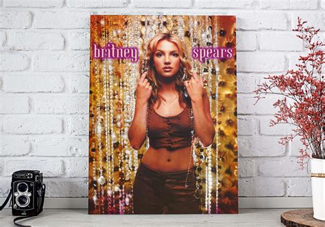 Britney Spears Custom Poster Free Britney Rolled Canvas Etsy