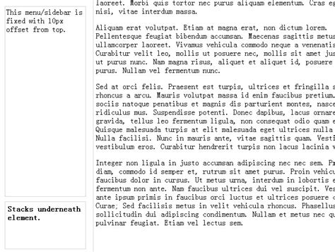 jquery plugin for fixed position elements lockfixed free jquery plugins