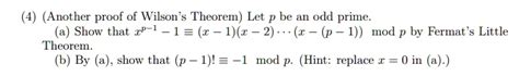 solved another proof of wilson s theorem let p be an odd prime show that 1 x i 2 2 1