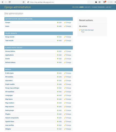 Django Admin User Interface 7 X X