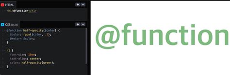 Sass Scss Variables Mixin Function