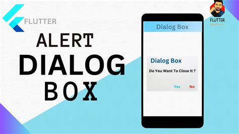 Alert Dialog Dialog Box In Flutter Youtube