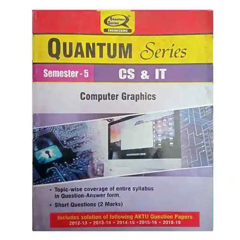 Quantum Series Aktu Btech Semester Cs And It Computer Graphics