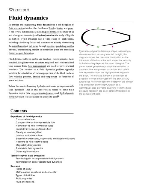 fluid dynamics pdf fluid dynamics navier stokes equations