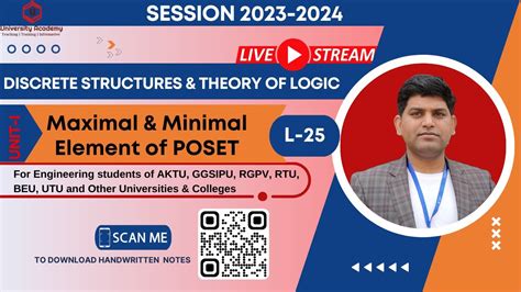 dstl25 maximal and minimal element in hasse diagram element of poset element of hasse