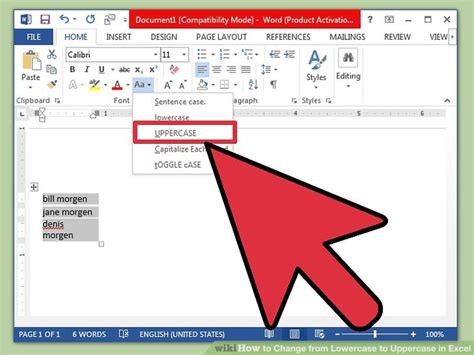 4 Ways To Change From Lowercase To Uppercase In Excel WikiHow