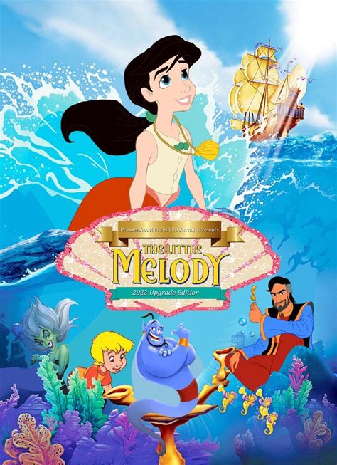 The Little Melody My Version Parody Poster In 2022 Walt Disney Princesses The Little