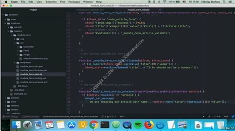 دانلود udemy learn drupal 8 module development with examples آموزش ت