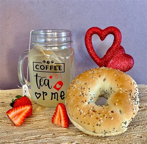 Coffee Tea Or Me Mason Jar Mug Etsy