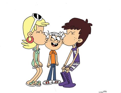 Idea By Wildcat 1999 On Loud House Pictures Luna Lincoln Kiss