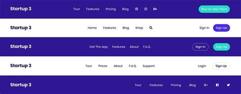 bootstrap navbar guide and free navigation examples web development design navigation start up