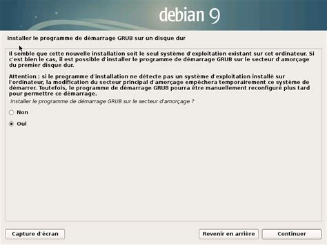 Debian Installation Pas Pas Memo Linux
