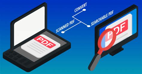 how to convert scanned pdf to searchable pdf