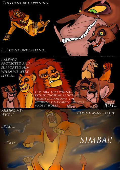 Tlk Death Of Mufasa Comic Page 2 By Wolfmarian On Deviantart