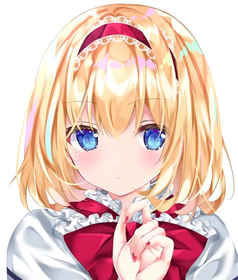 Safebooru 1girl Alice Margatroid Bangs Blonde Hair Blue Eyes Capelet Closed Mouth Eyebrows