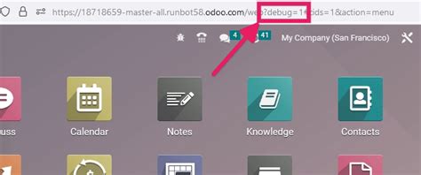 Developer Mode Debug Mode Odoo 15 0 Documentation