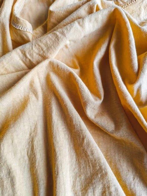 Premium Photo Fabric Texture Of Natural Yellow Or Golden Colour Khadi