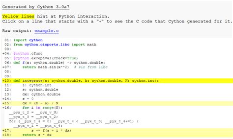 faster code via static typing — cython 3 1 0a0 documentation