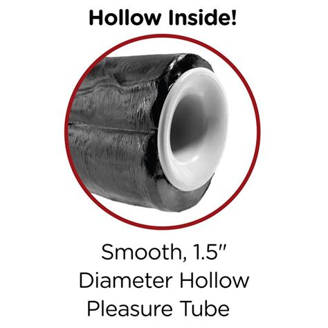 Two Cocks One Hole Hollow Strap On Suspender 11 Black De Dildo Koning