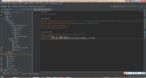 基于springboot mybatis的项目搭建实例，适合初学者学习 代码 最代码