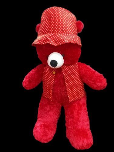 14 Inch Dark Red Fur Teddy Bear For Interior Decor At Best Price In Bengaluru