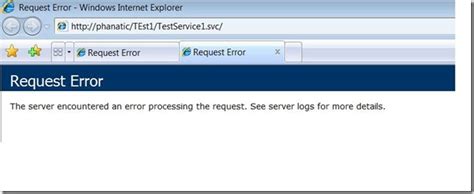 OData WCF Data Service 500 Error Stack Overflow